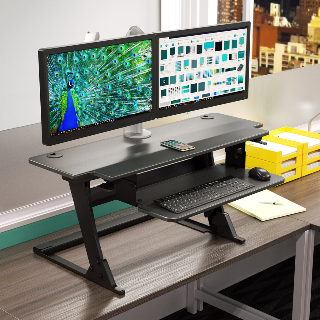 Solace Desktop - Standing Desk Converter - Workrite Ergonomics